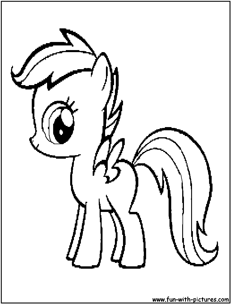Mylittlepony Scootaloo Coloring Page Mylittlepony Scootaloo Coloring Page